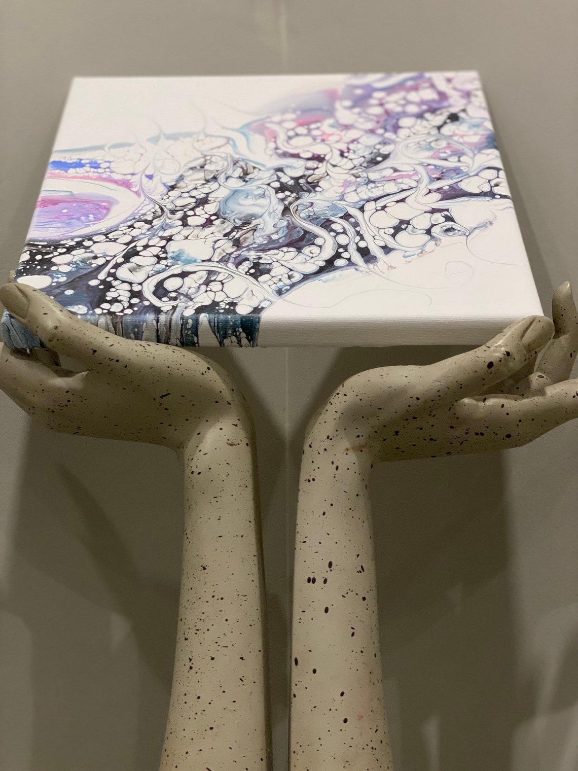 Number 16 Fluid Acrylic Pour Painting Abstract Painting on - Etsy