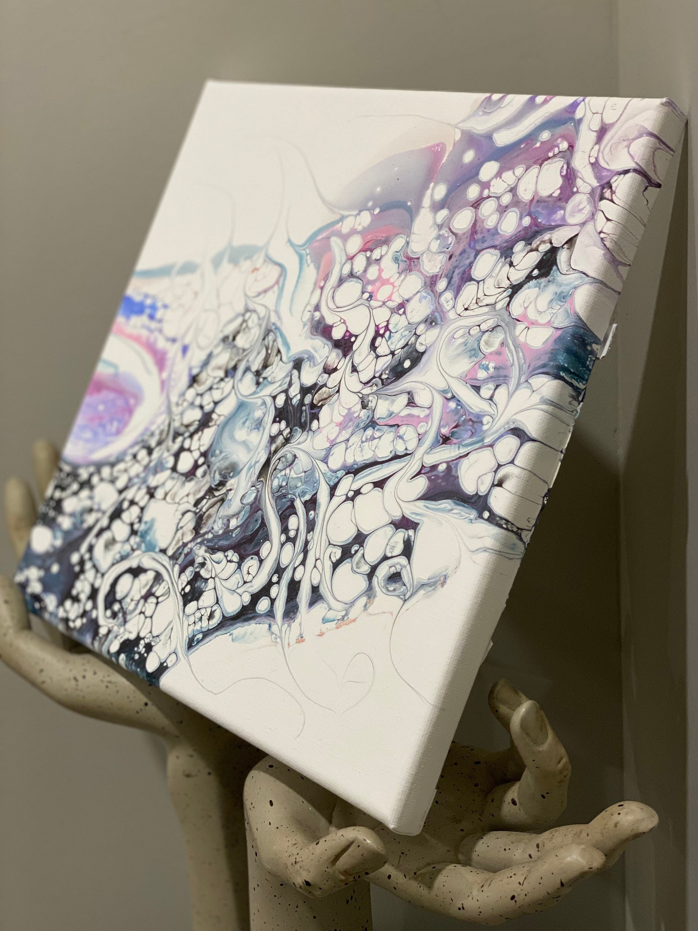 Number 16 Fluid Acrylic Pour Painting Abstract Painting on - Etsy