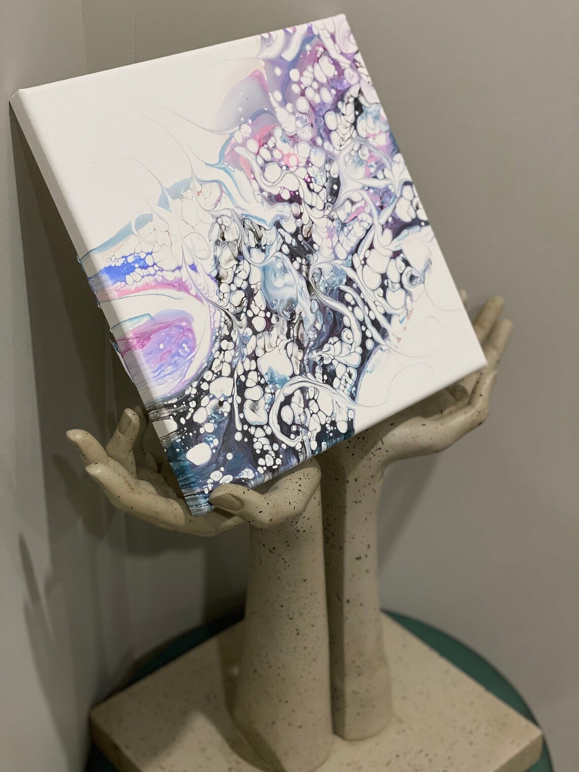 Number 16 Fluid Acrylic Pour Painting Abstract Painting on - Etsy