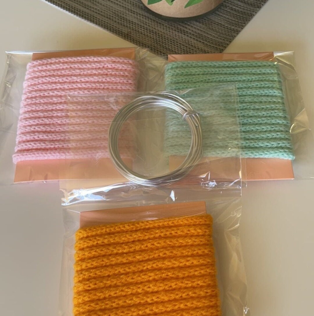 DIY Word Art Kits | 3metre Wool Icord + 3m of Aluminium Craft Wire ...