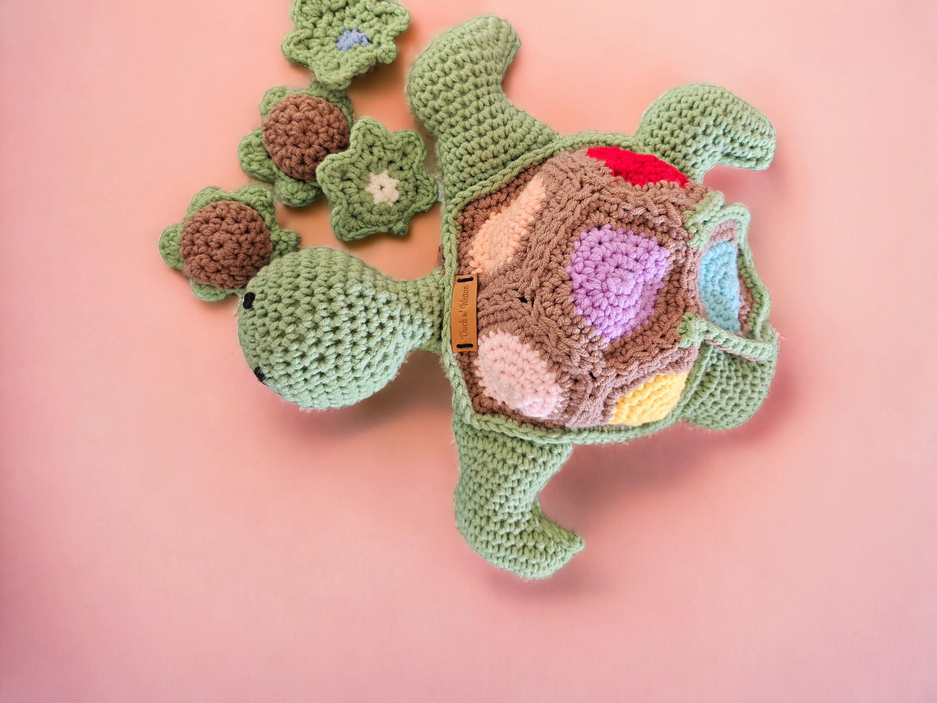 Handmade Turtle Memory Game | Crochet Turtle Matching Game for Kids ...