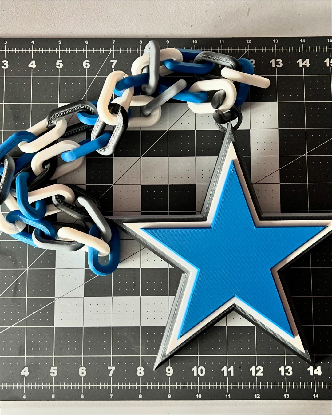 3D Printed, NFL, Football Fan Chains, Dallas Cowboys - Etsy