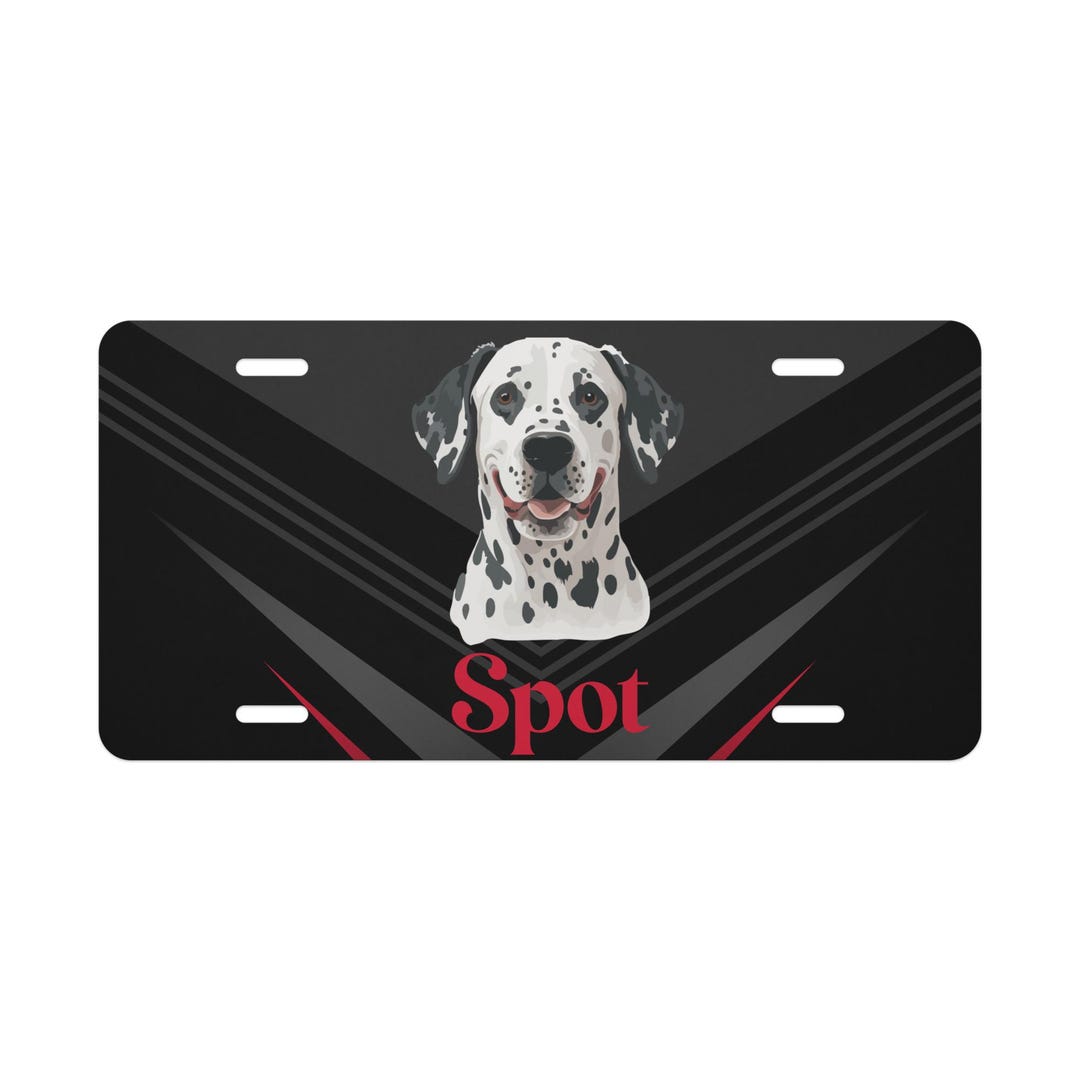 Dalmation Personalized License Plate, Dog License Plate, License Plate ...