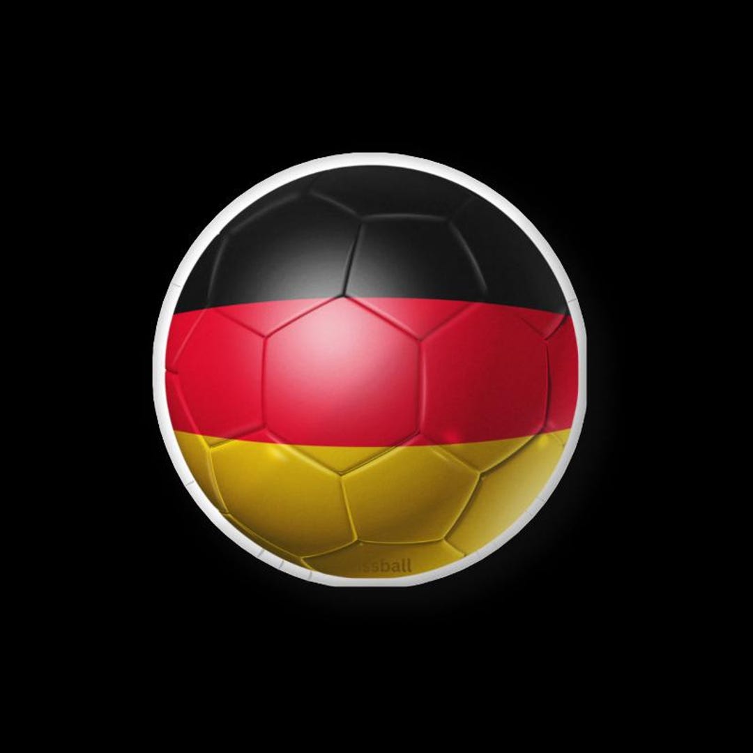 German Soccer Ball Shaped Pillow, Soccer Ball Pillow, 10x10 Inch Pillow ...
