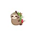 Sloth Sticker, Cute Sloth Sticker, Sloth, Sloth Laptop Sticker, Sloth ...