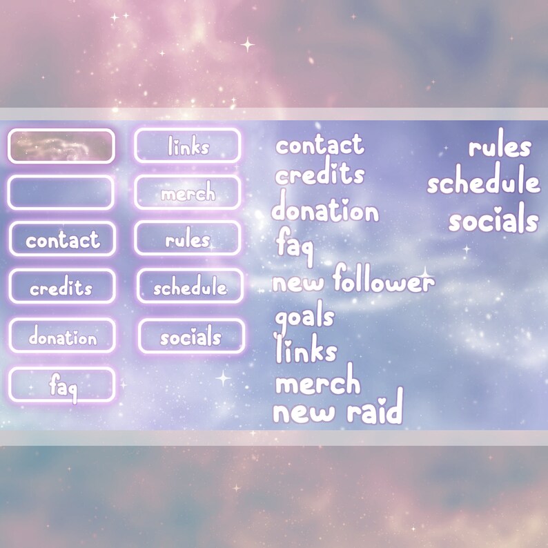 Twitch Stream Layout Package animated Green Silver Pink - Etsy