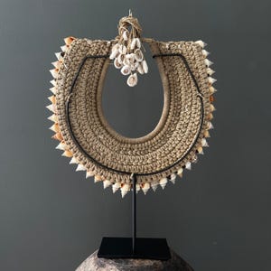 SN6 Decorative Shell Necklace on Custom Stand 6F/065 - Etsy