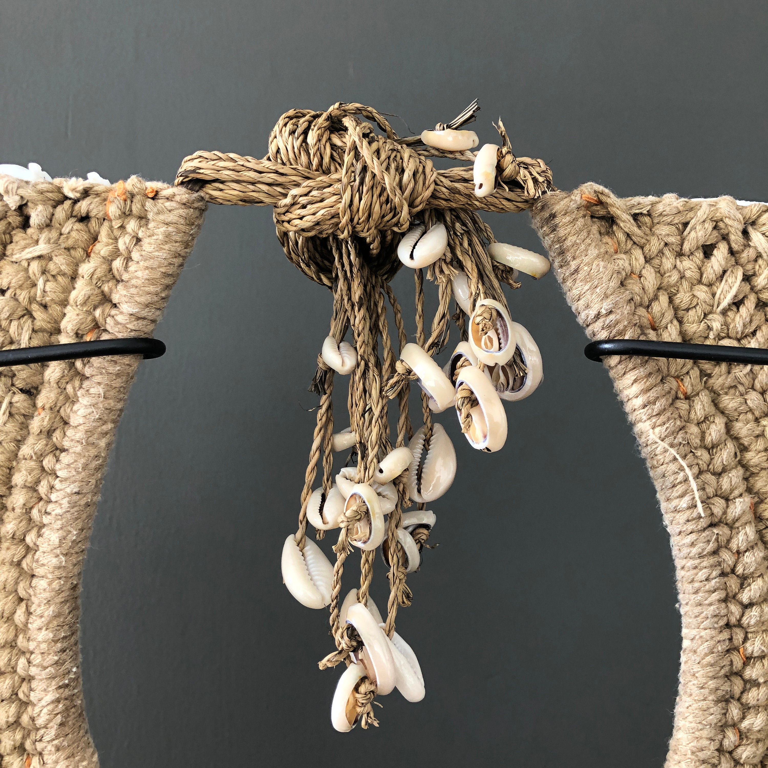 Decorative Shell Necklace on a Custom Stand White Shell Red - Etsy