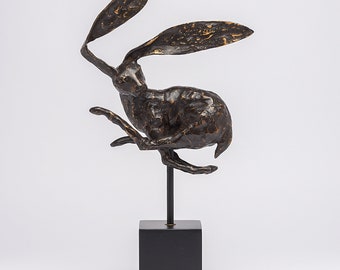 Bronze Rabbit Wall Sculpture - Etsy