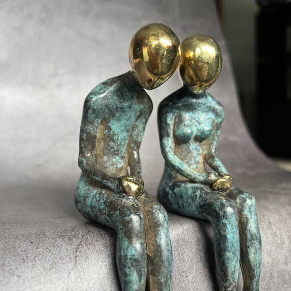 Embracing Couple Sculpture - Etsy