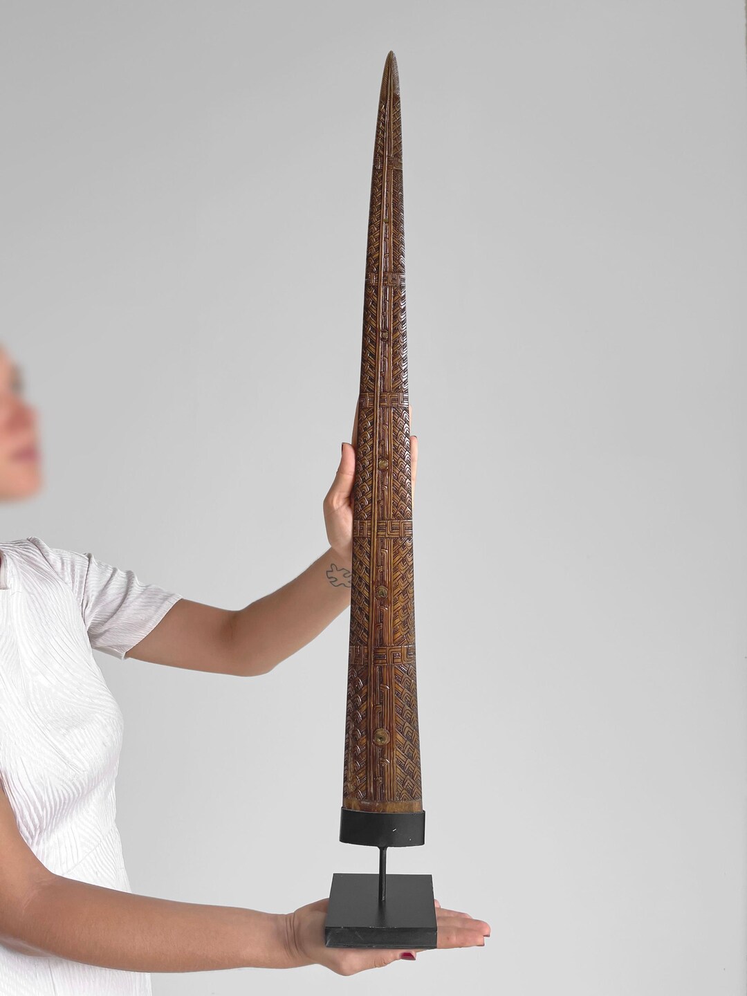 Maori Carving Tusks 21/EX/817 Carving Rauponga - Etsy