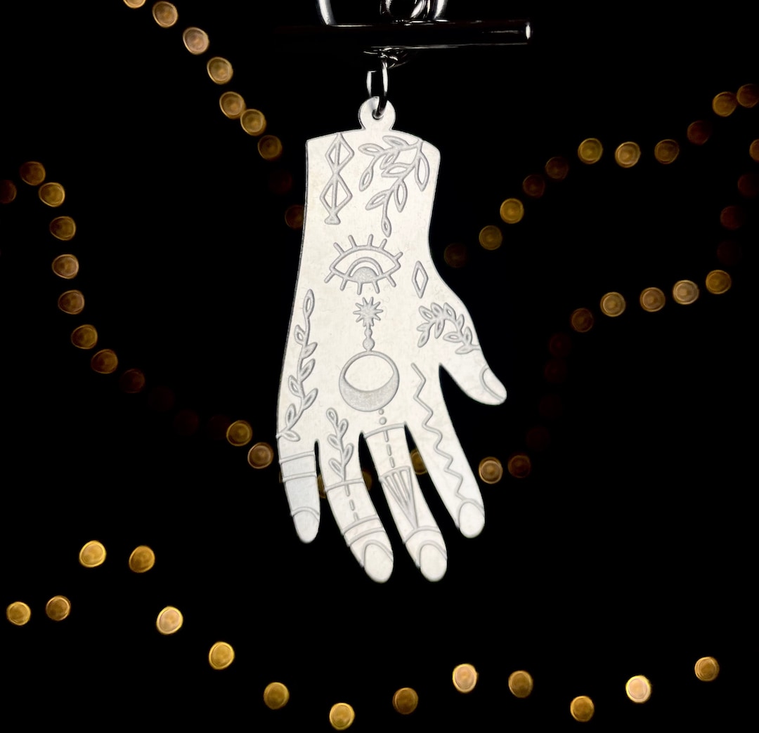 Celestial Hand - Wiccan, Witchy, Spiritual, Unique, Zodiac, Third Eye ...