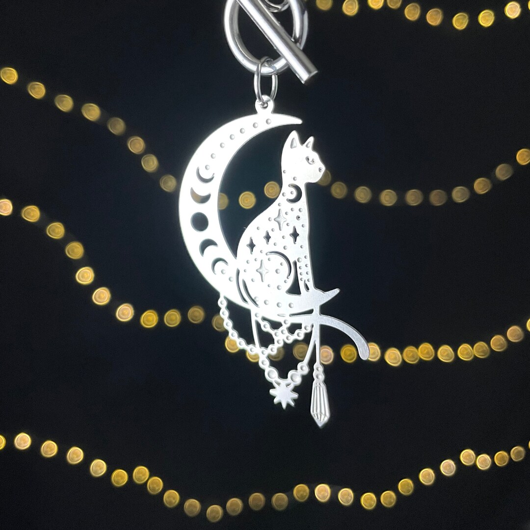 Celestial Cat - Wiccan, Witchy, Spiritual, Unique, Zodiac, Third Eye ...