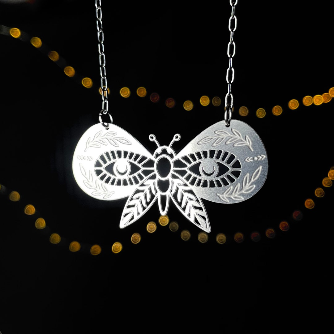 Eye of the Moth- Wiccan, Witchy, Spiritual, Unique, Zodiac, Third Eye ...