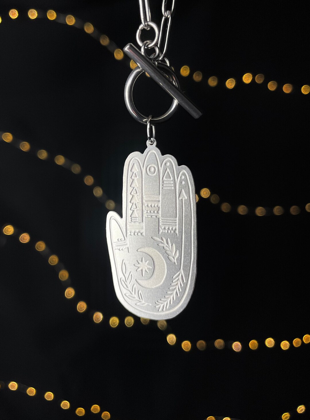 Hand of the Moon - Wiccan, Witchy, Spiritual, Unique, Zodiac, Third Eye ...