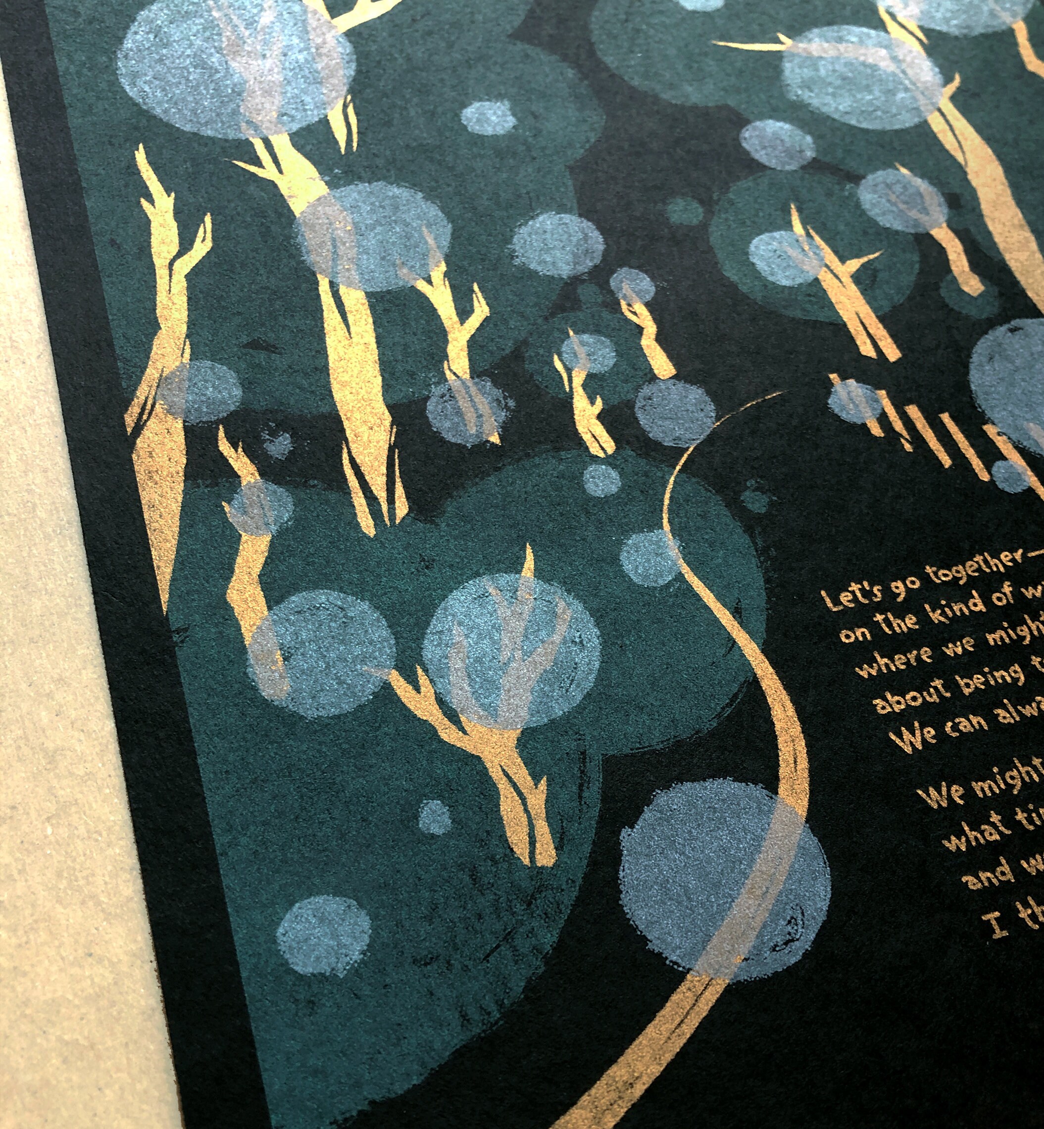 Romantic Walking Poem Print - Etsy