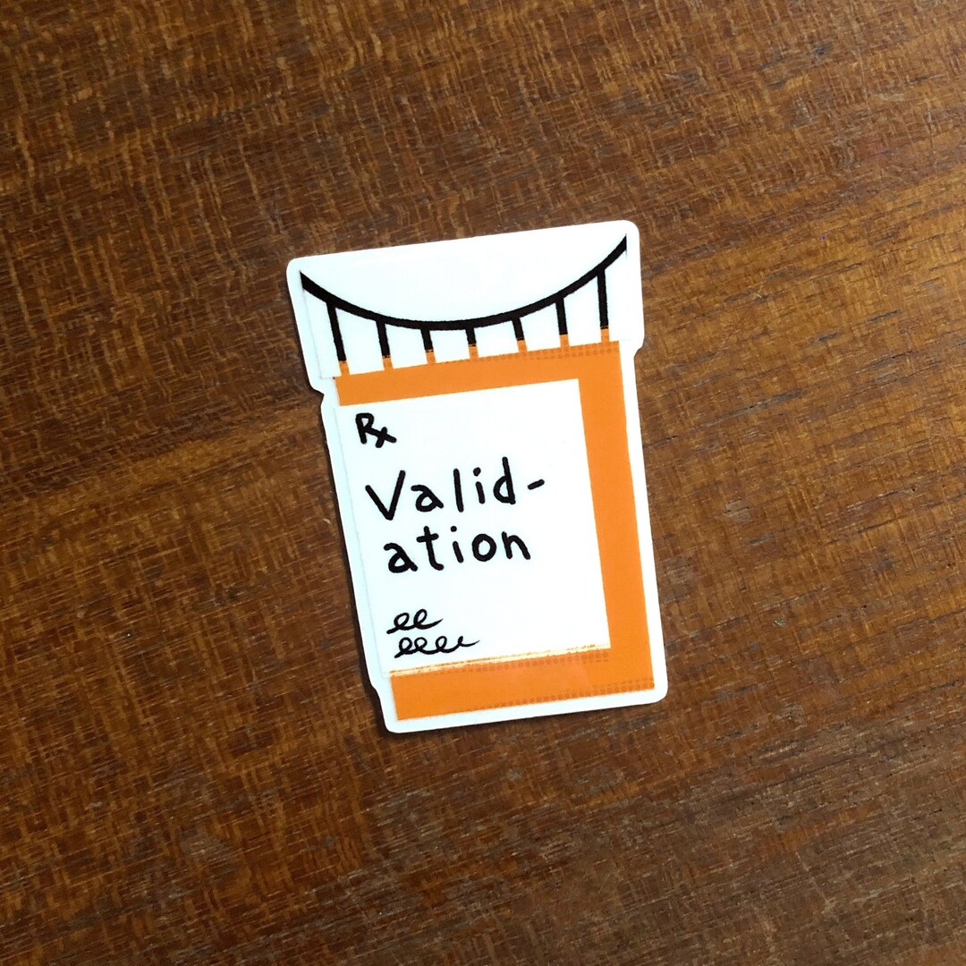 Validation Pills | Sticker - Etsy