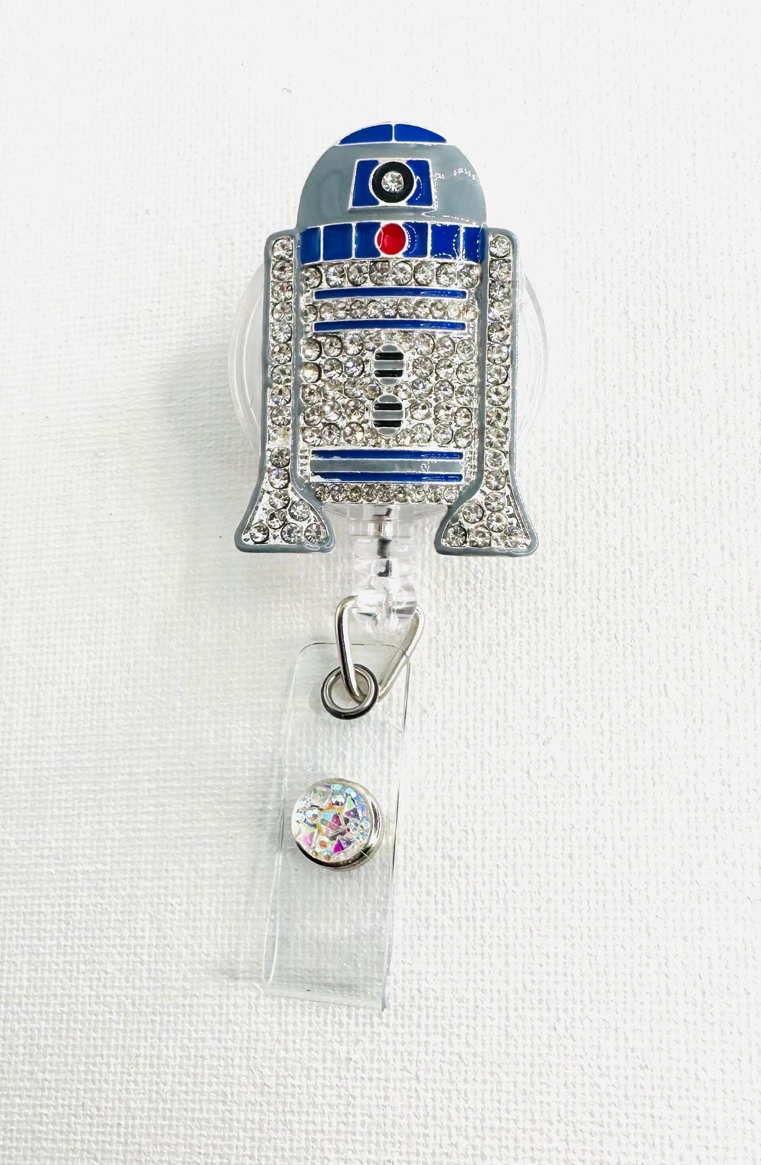 Astromech Droid Robot With Rhinestones 2 Retractable - Etsy