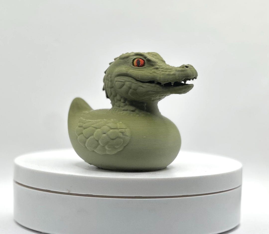 Alligator Duck Hybrid 3D Model: Quirky Gator-quack STL/3MF File ...