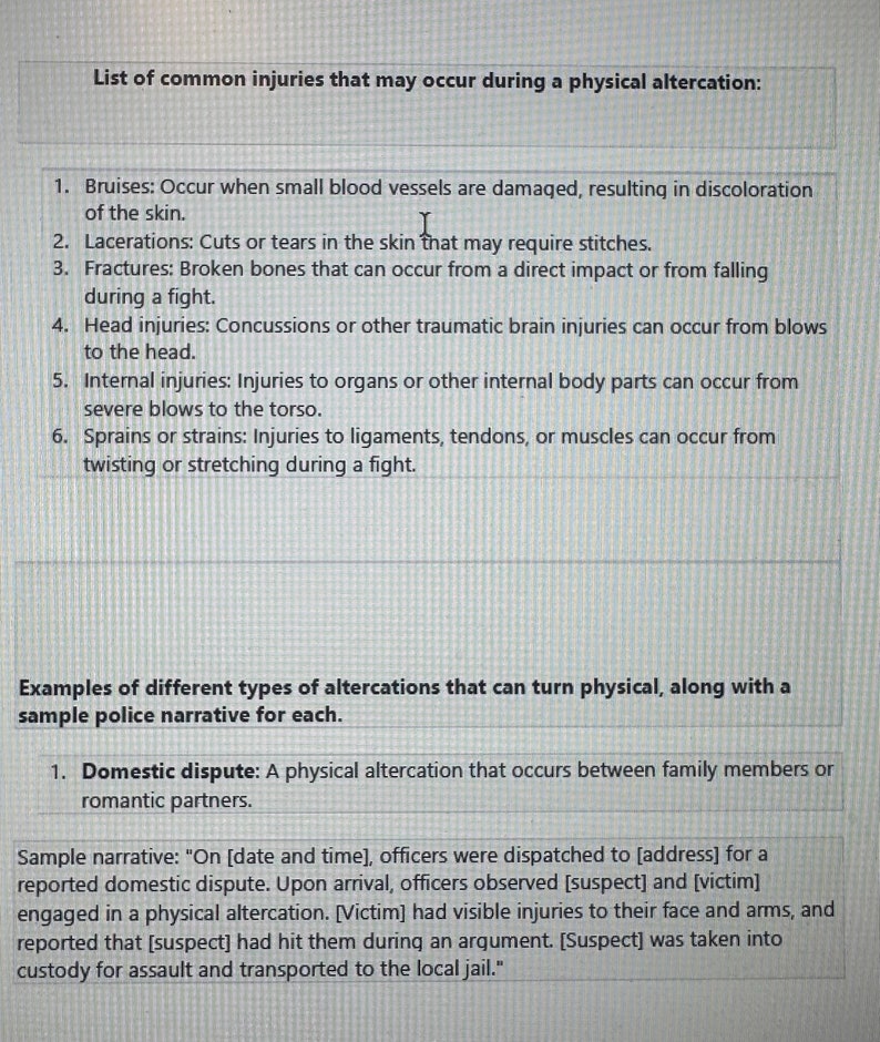 Police Report Writing: Unveiling the World of Police Terminology and ...