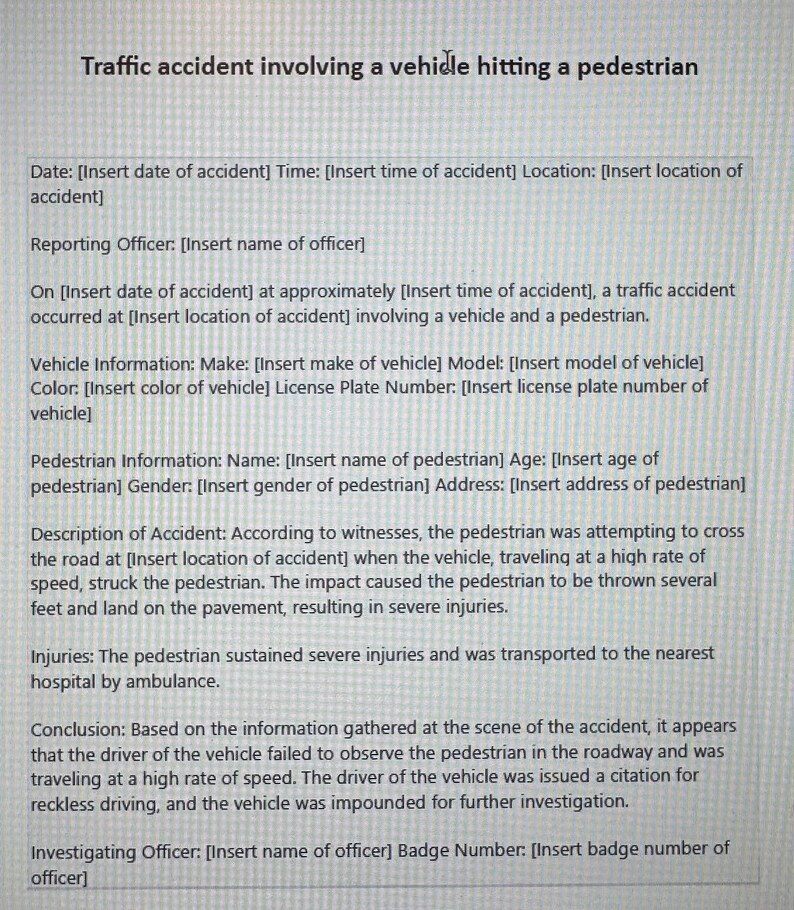 Police Report Writing: Unveiling the World of Police Terminology and ...