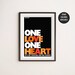 One Love A4/A3 Bob Marley Lyric Poster Minimalist - Etsy