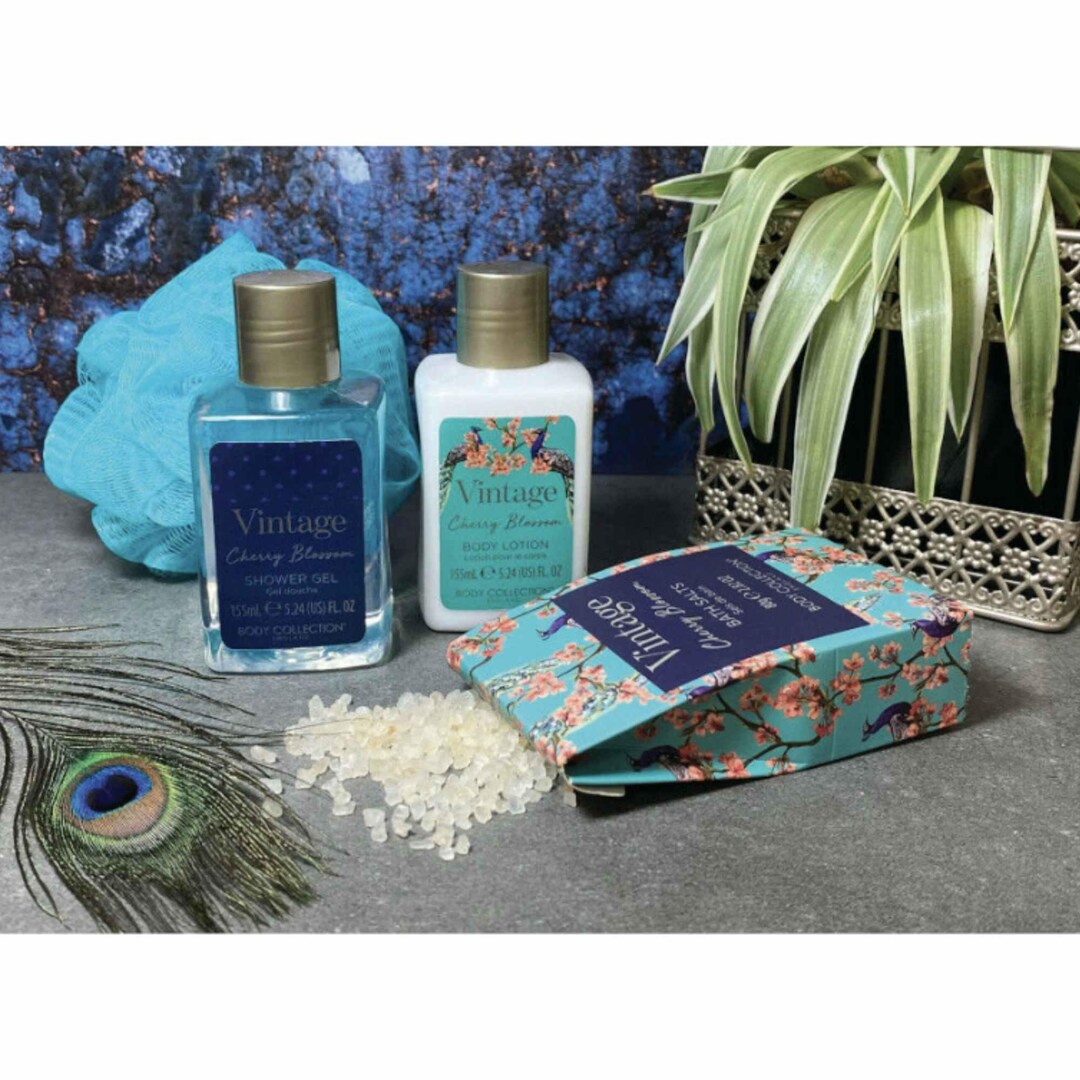 Technic Vintage Cherry Blossom Cage Christmas Secret Santa Pamper Gift ...