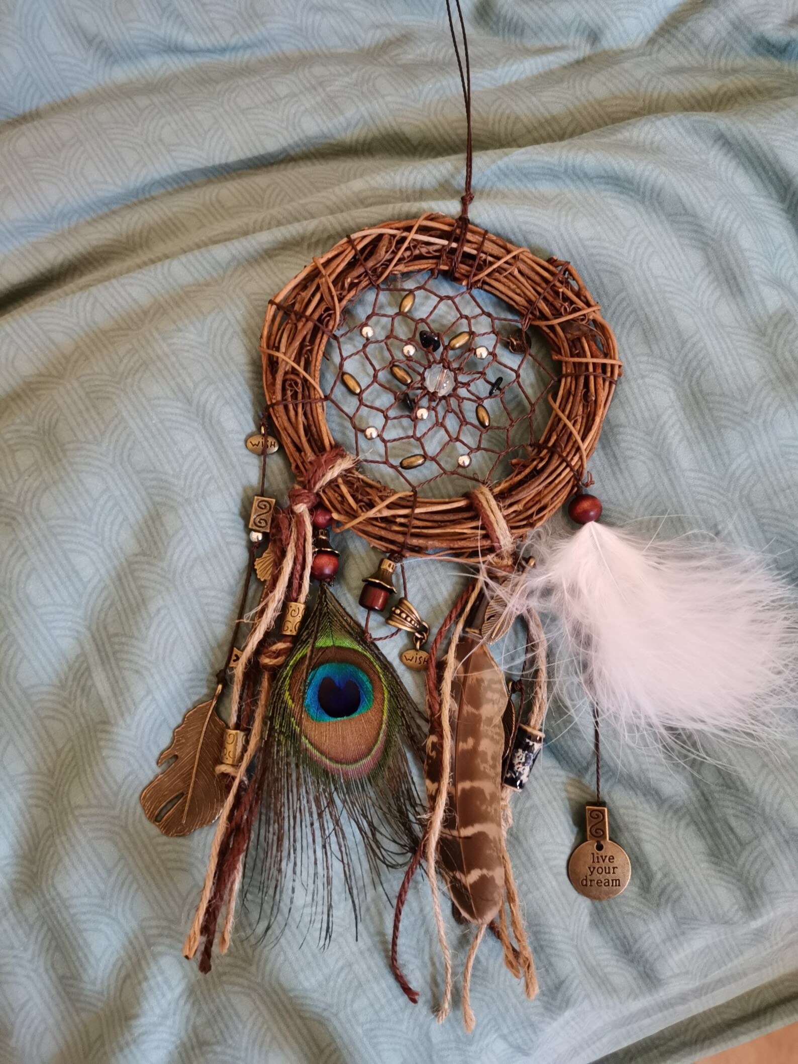 Handmade Native American Dreamcatcher Dream Catcher Feather Home Decor ...
