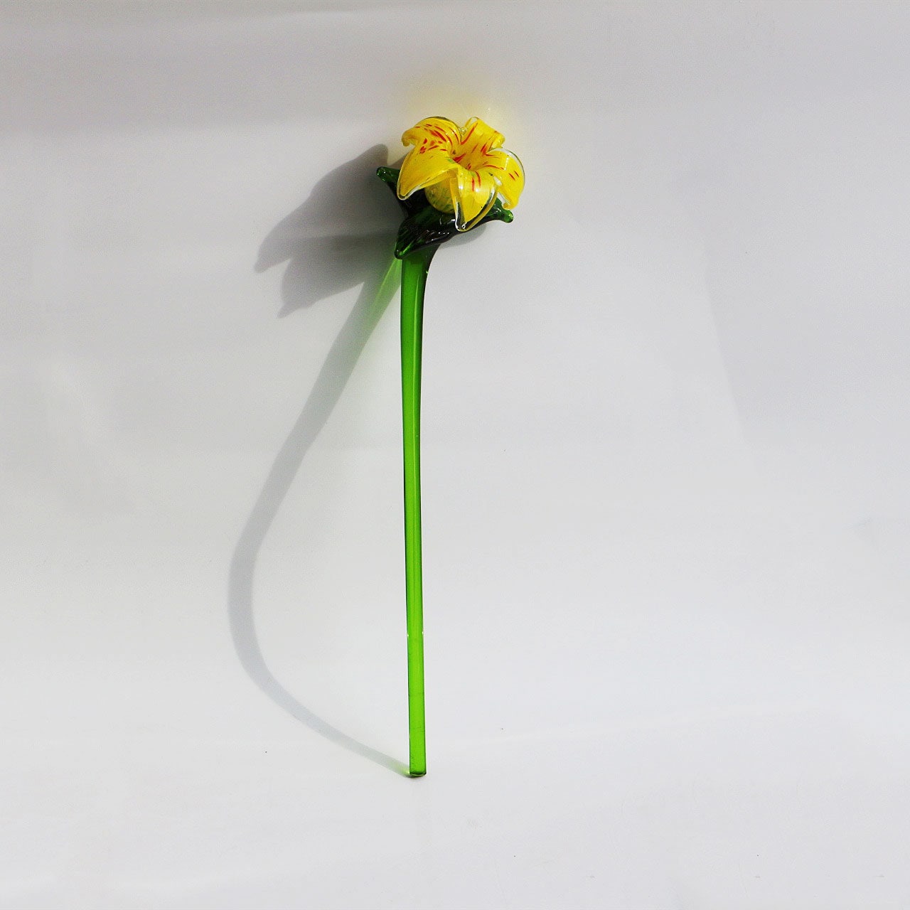 Handmade Glass Flowers Figurine Garden Decor Blown Flower - Etsy