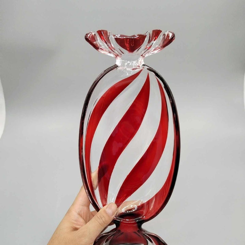 Red Christmas Candy Dish - Etsy UK