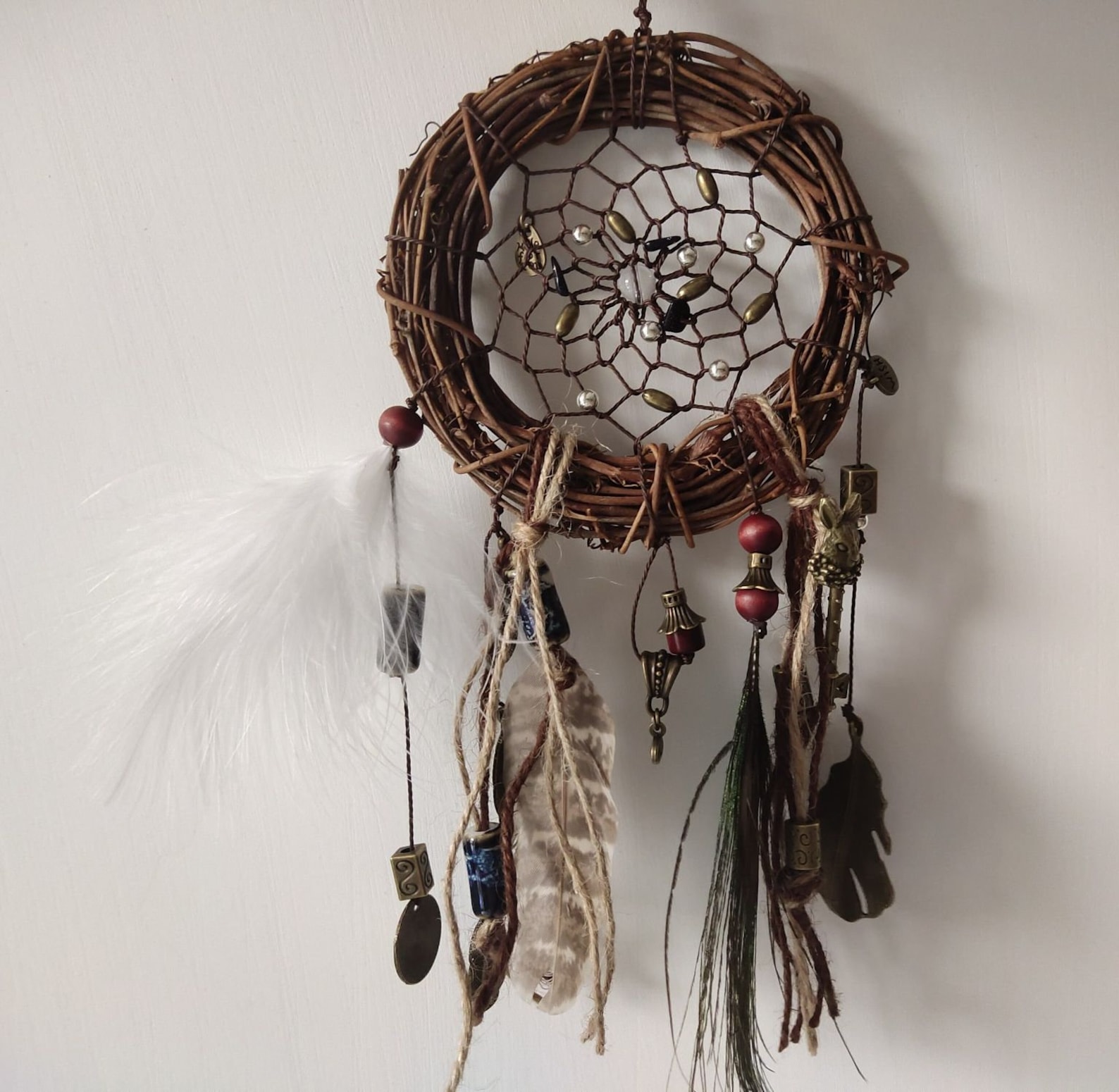 Handmade Native American Dreamcatcher Dream Catcher Feather Home Decor ...