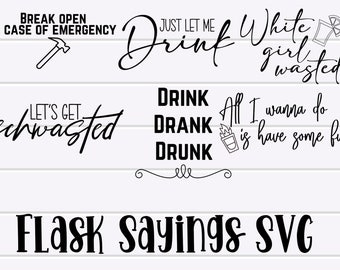 Flask Sayings Svg - Etsy