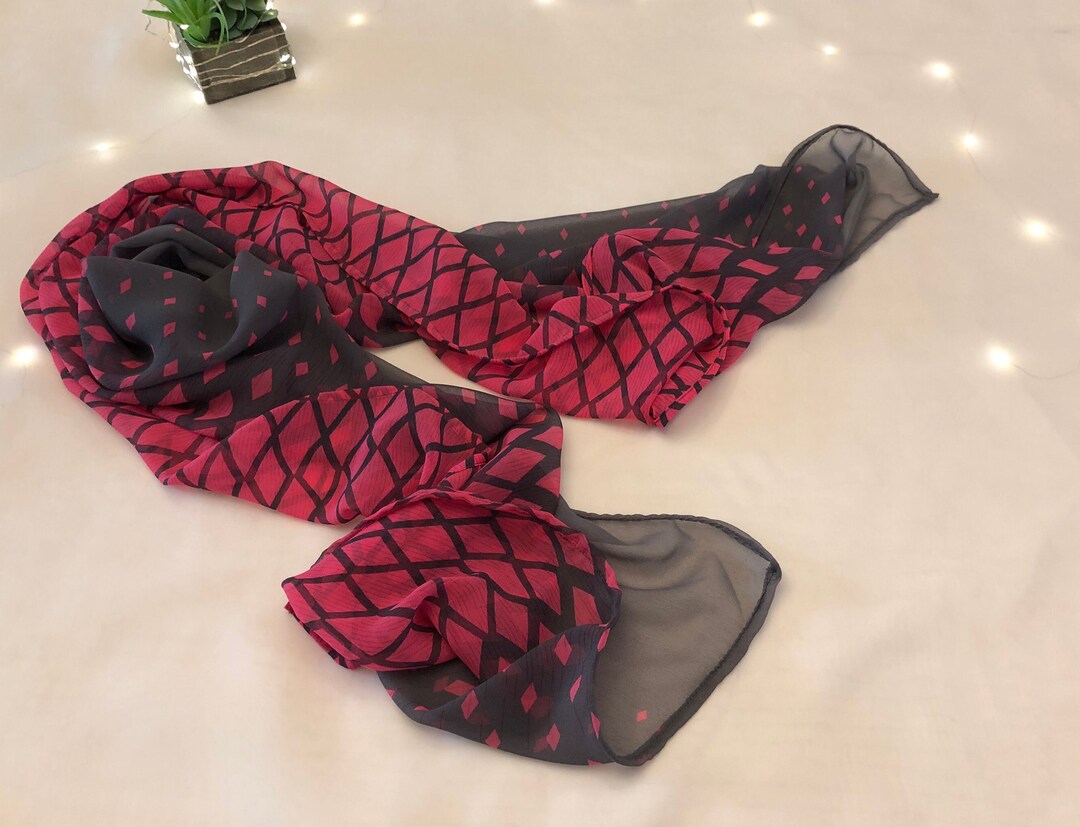 Diamond Print Scarf - Etsy