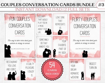 Conversation Cards Couples | Etsy