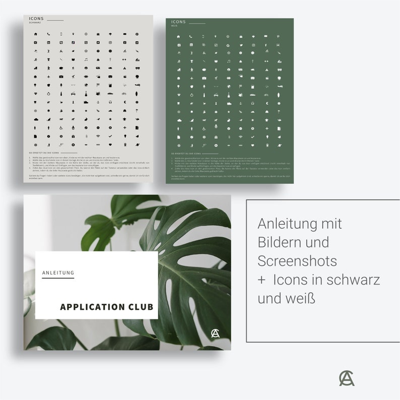 Student Application Template German, With Tabular CV, Cover Letter ...