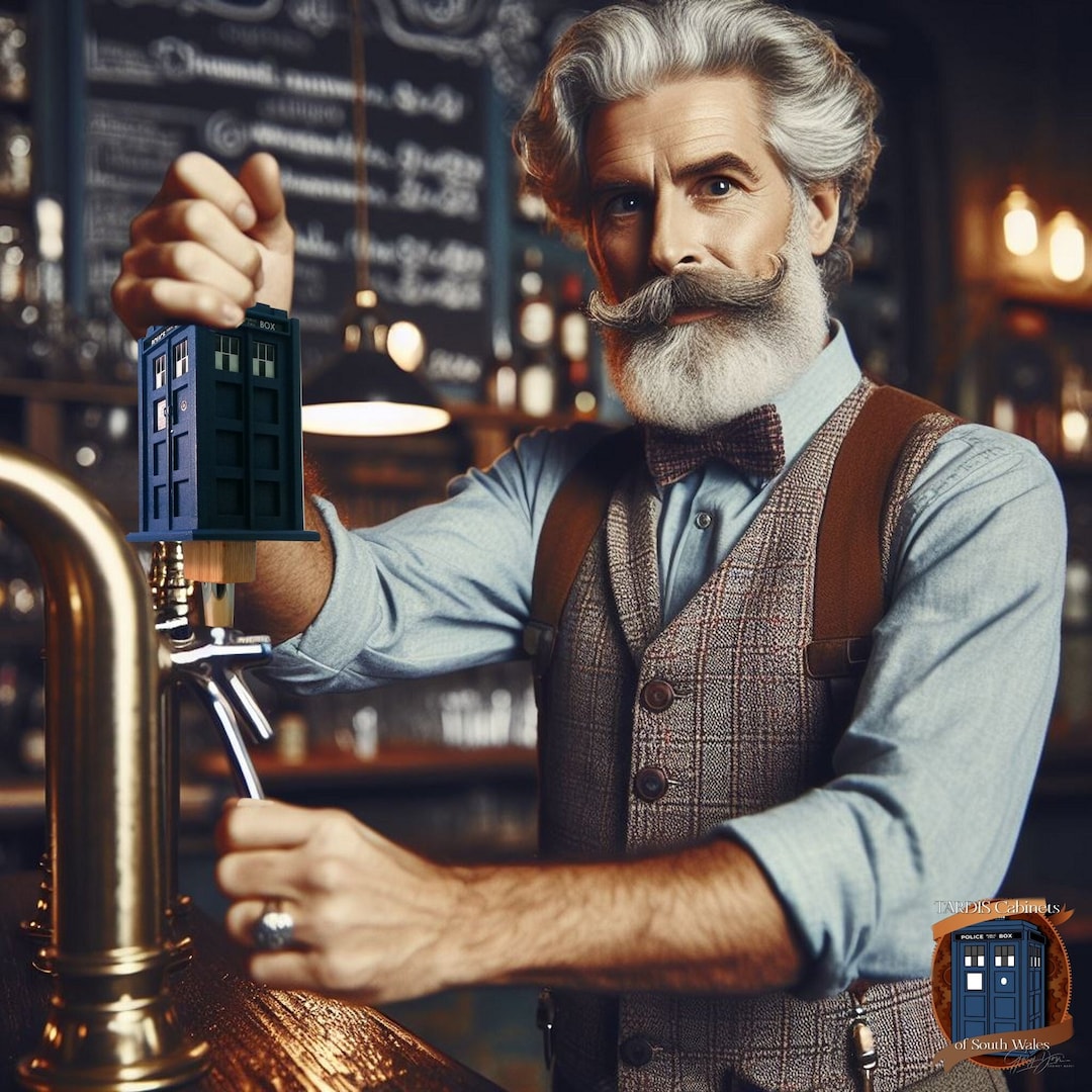 TARDIS Inspired Beer Tap Handle - Etsy