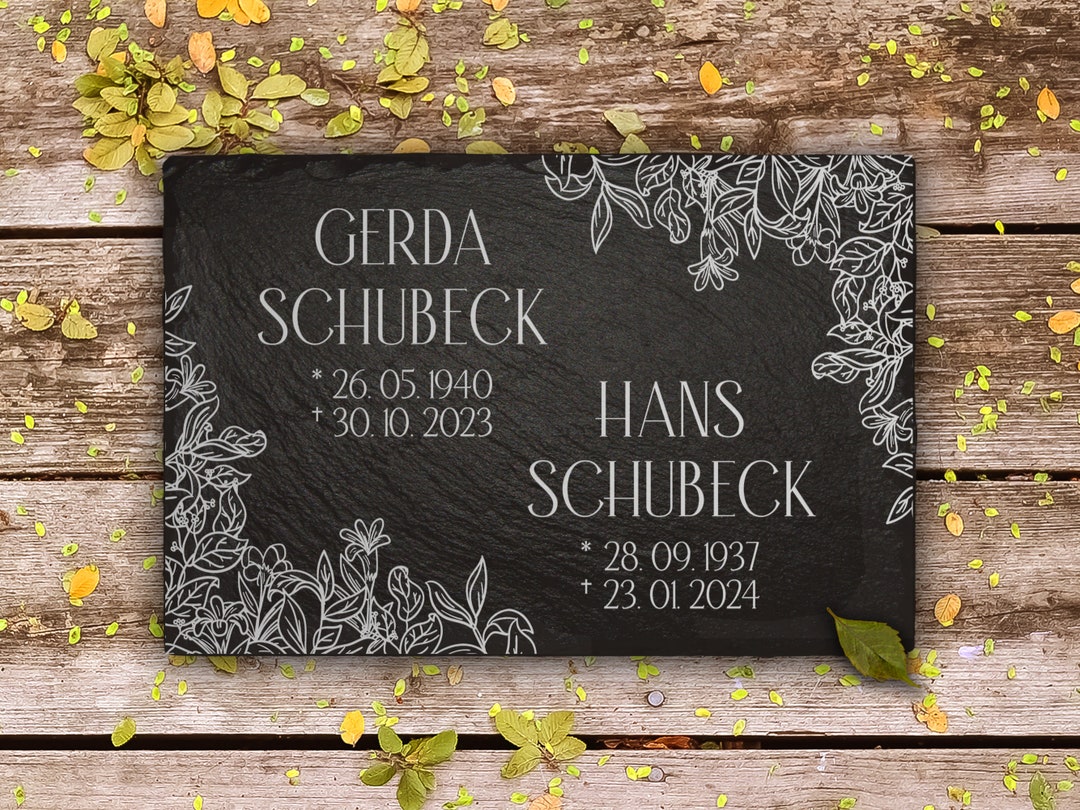 Grave Marker for Family Graves, Double Gravestones, Family Gravestones ...