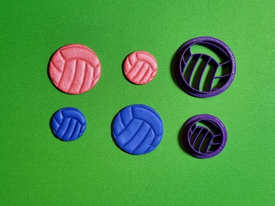 Netball Polymer Clay Cutter / Embossed Cutter / Stamp - Etsy Australia