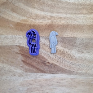 MACAW, Polymer Clay Cutter, 3D Printed, Embossed, Stamp - Etsy