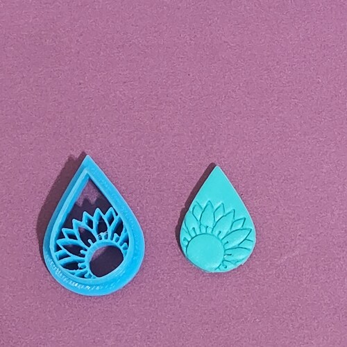 Tear Drop Shape Clay Cutter polymer Clay Cuttersearring - Etsy