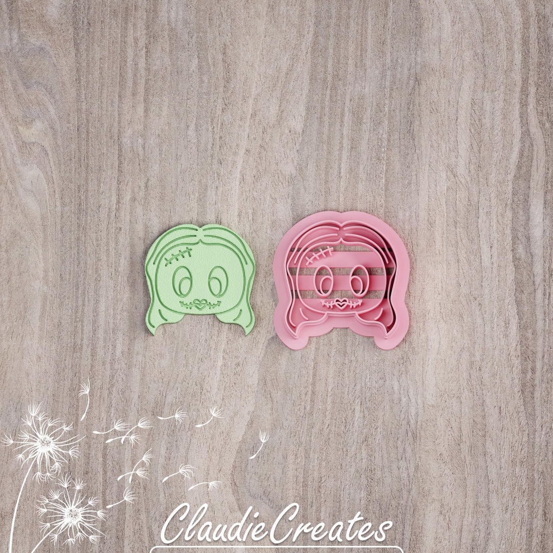 Sally Face Cutter Polymer Clay / Embossed Cutter / Stamp - Etsy