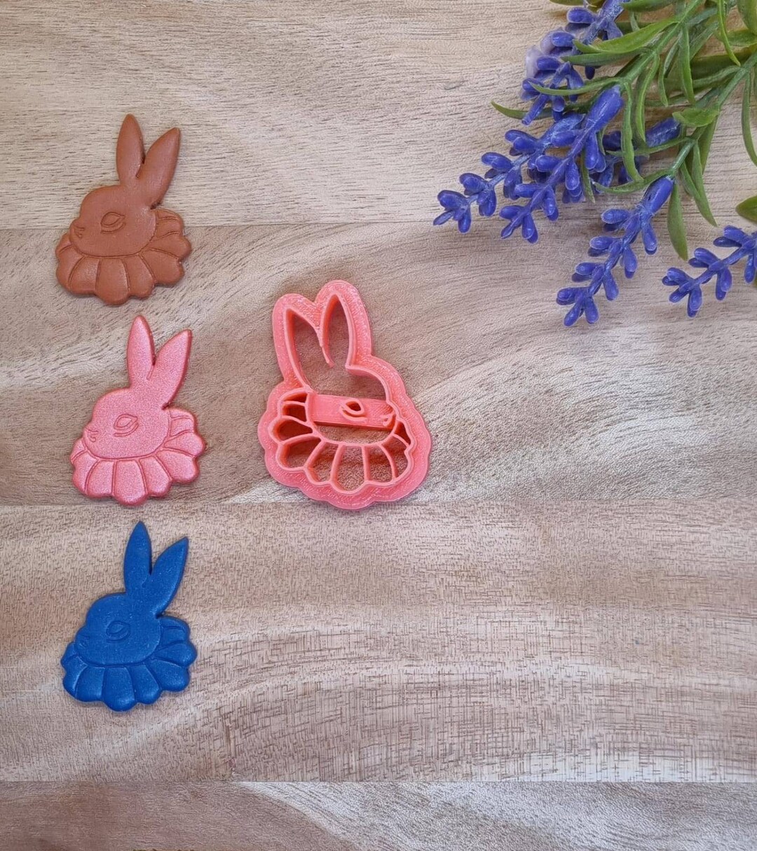 Alice Rabbits Polymer Clay / Embossed Cutter / Stamp - Etsy