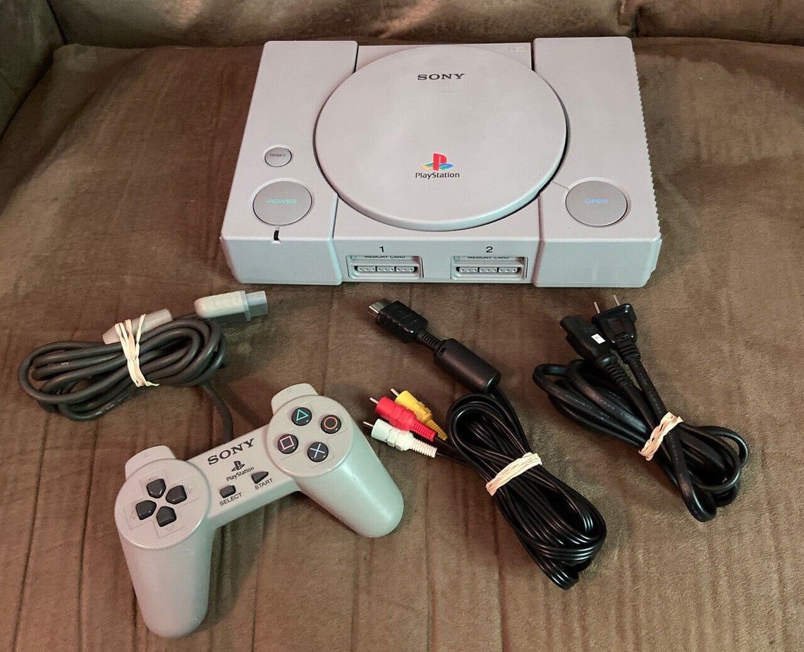 Vintage 1990's Official Sony Playstation 1 PS1 Console - Etsy