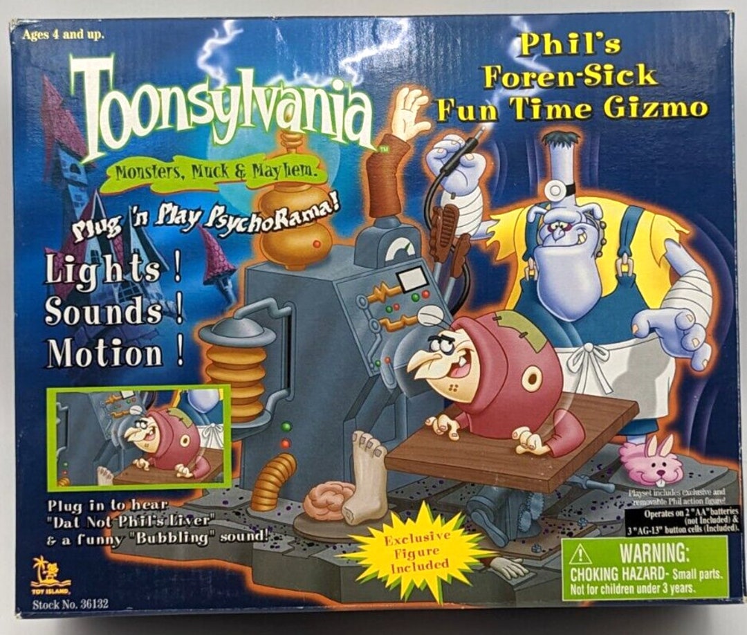 Vintage 1998 Toonsylvania Phil's Foren-sick Fun Time Gizmo - Etsy