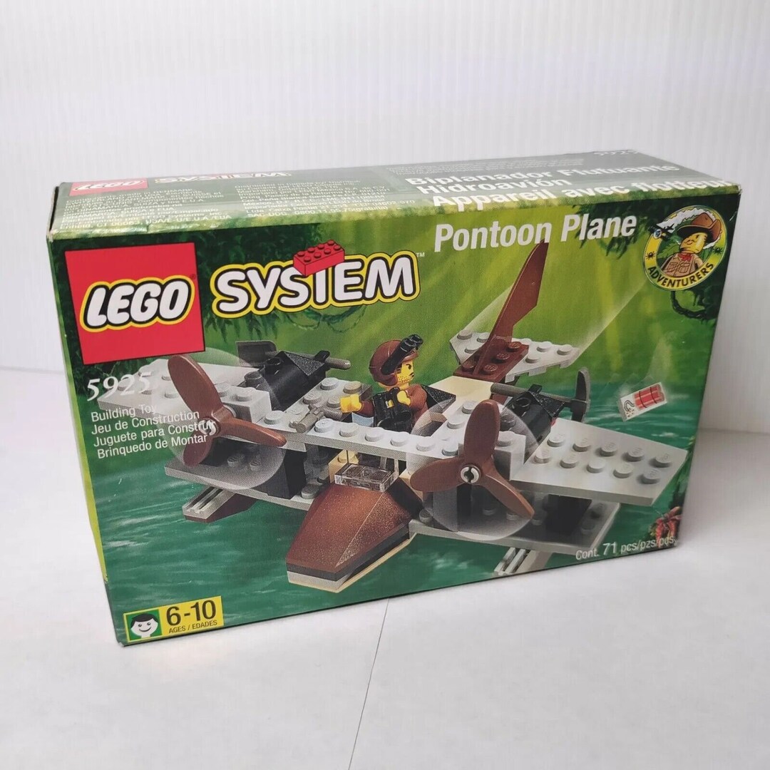 Vintage Lego 5925 Pontoon Plane New in Sealed Box - Etsy
