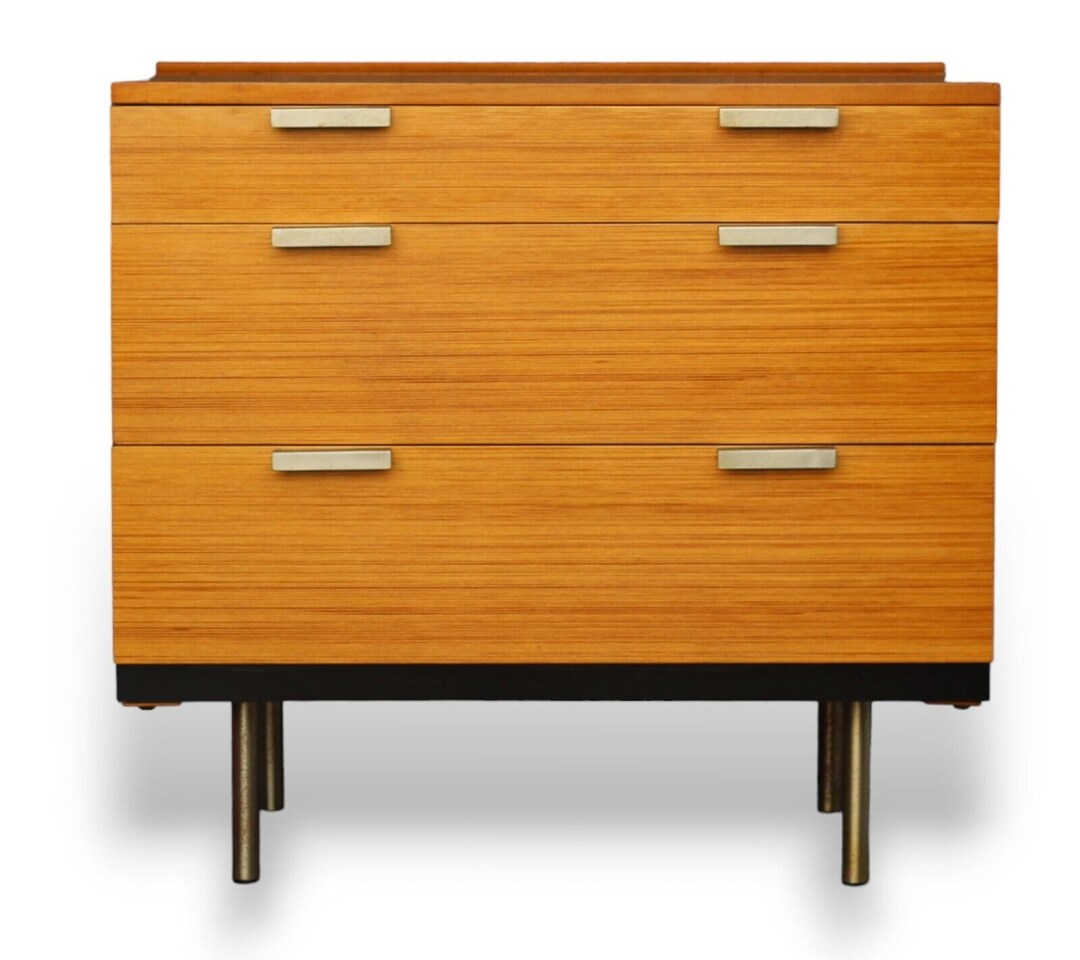 Mid Century Stag Fineline Teak Chest of Drawers by John & Sylvia Reid ...