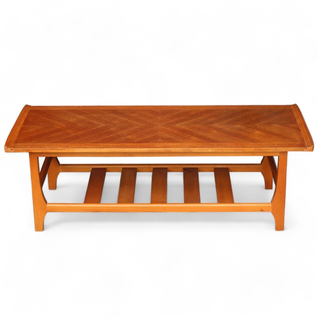 Mid Century Myer Teak Coffee Table - Etsy