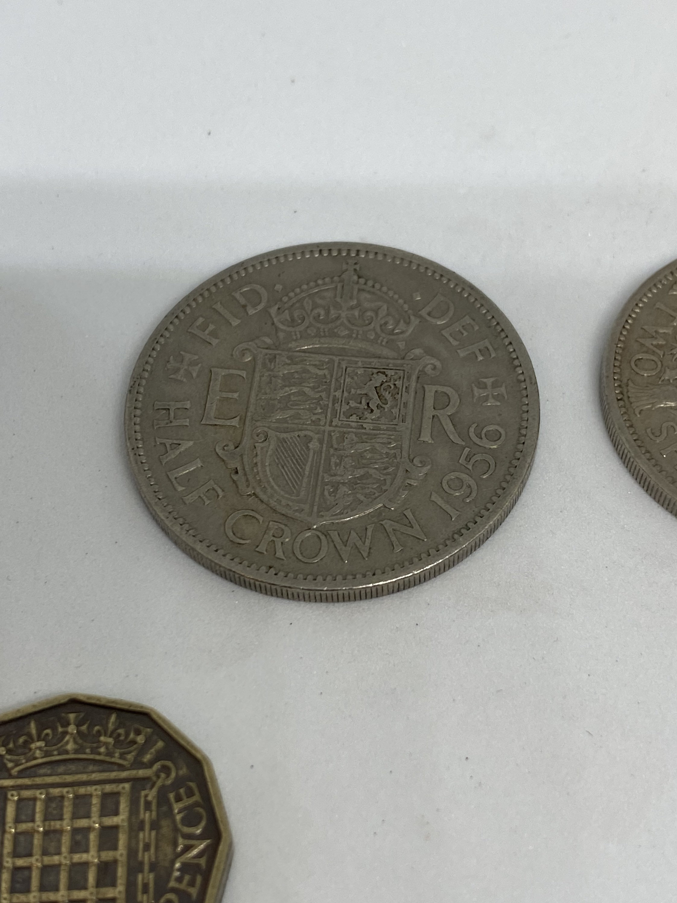 1956 Coins Half Crown Two Shillings Half Penny Six Pence One - Etsy