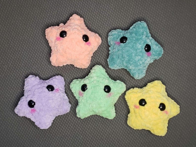 Crochet Plush Star - Etsy