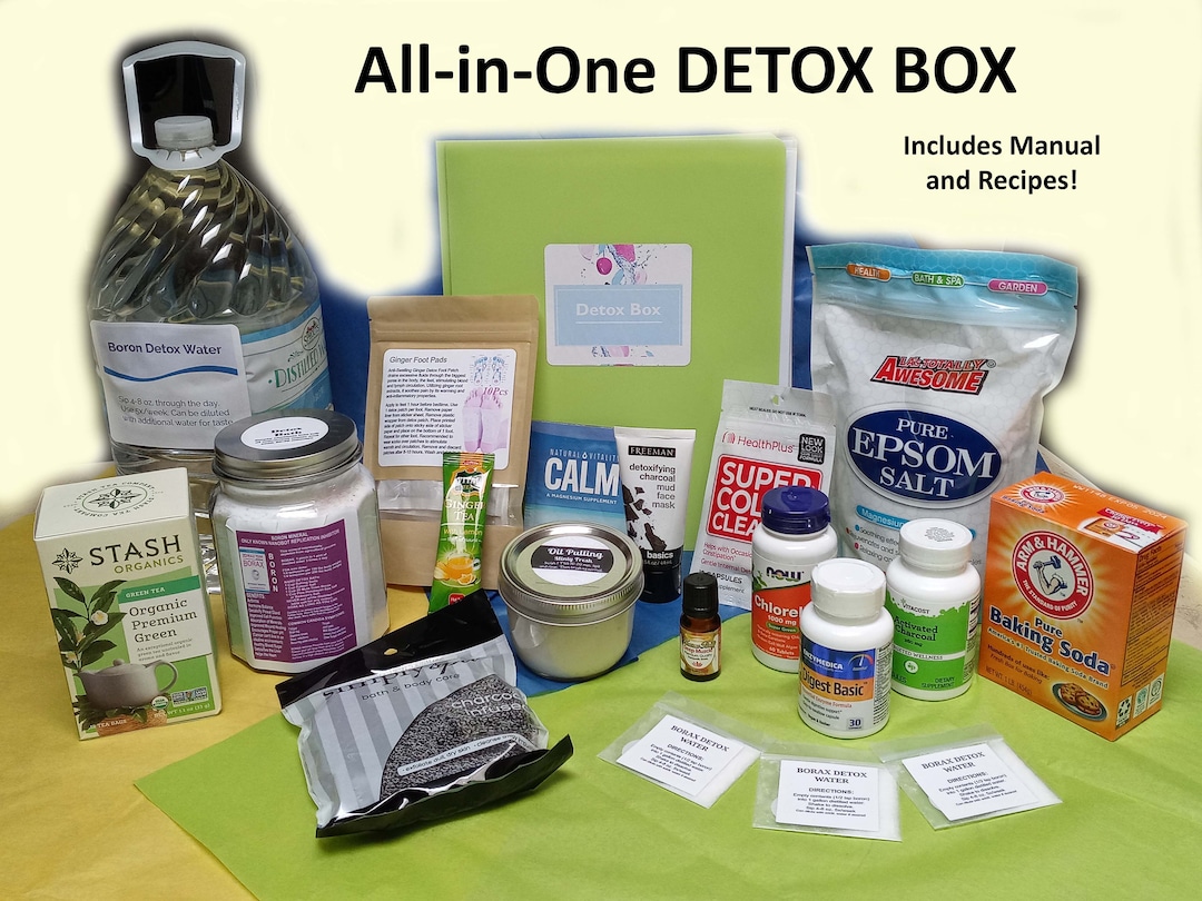DETOX BOX - All-in-one Kit for the Beginning Detoxer With Custom Mixes ...